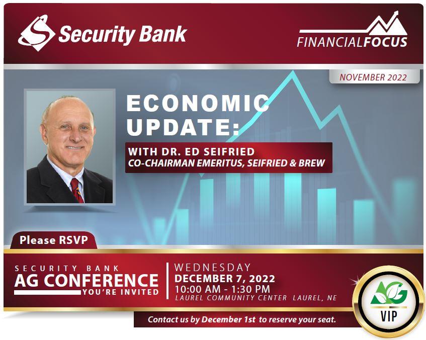 Economic Update with Dr. Ed Seifried